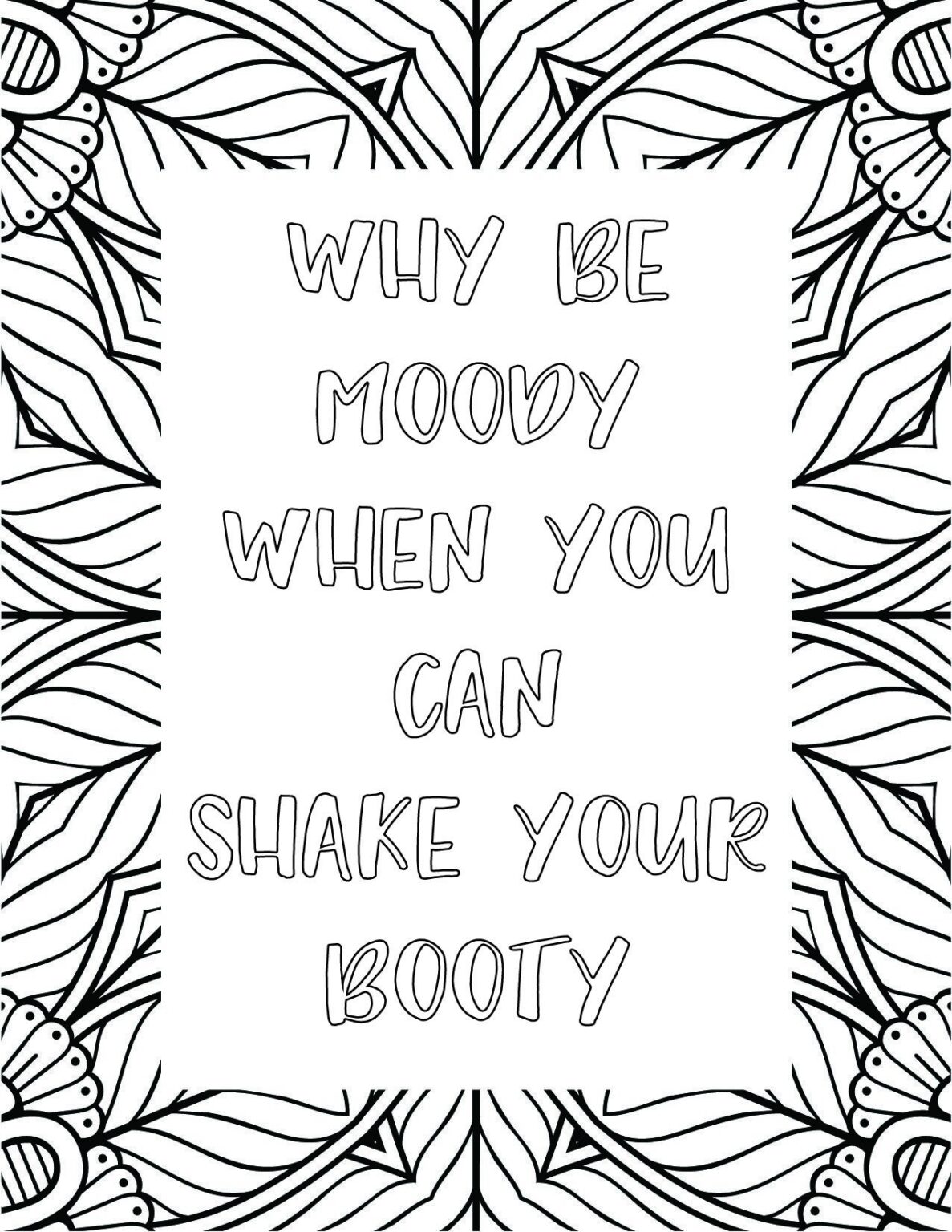 Printable Motivational Coloring Pages - We Love Printables