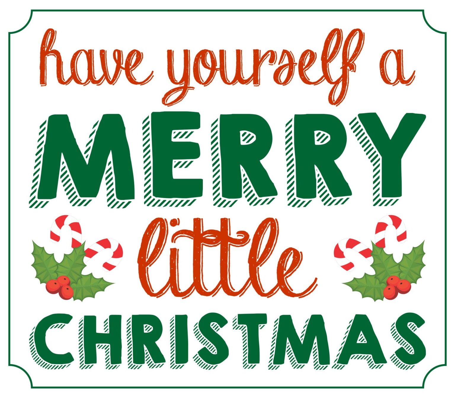 Free Printable Christmas Signs - We Love Printables