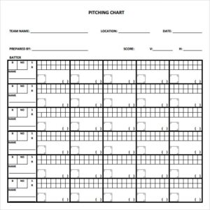 Free Printable Pitching Chart Pdf - We Love Printables